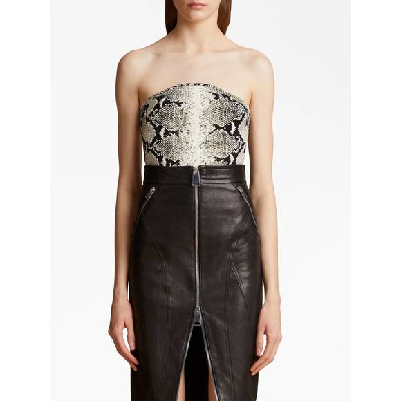 KHAITE | Tops | New Khaite Strapless Dillon Knit Bustier Top | Poshmark